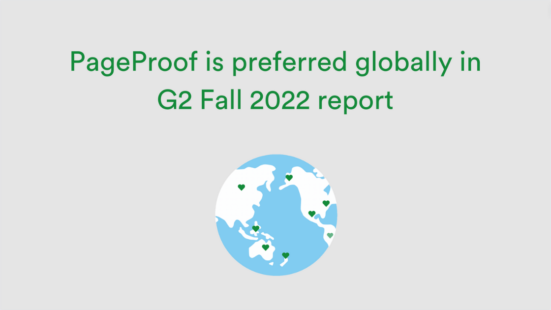 PageProof is preferred online proofing tool in G2 report